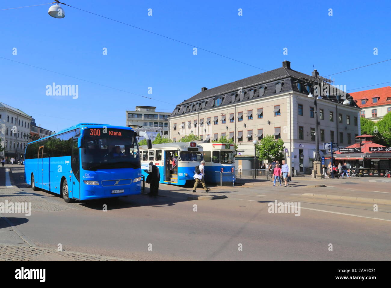 Swedish bus stop public transport hi-res stock photography and images ...