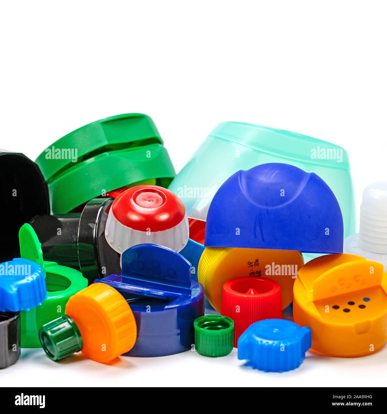 Plastic waste in the household, waste separation Stock Photo - Alamy