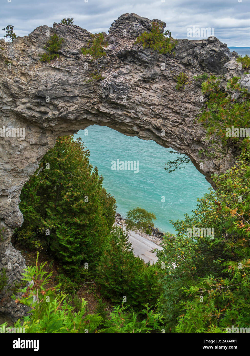 Mackinac island arch hi-res stock photography and images - Alamy