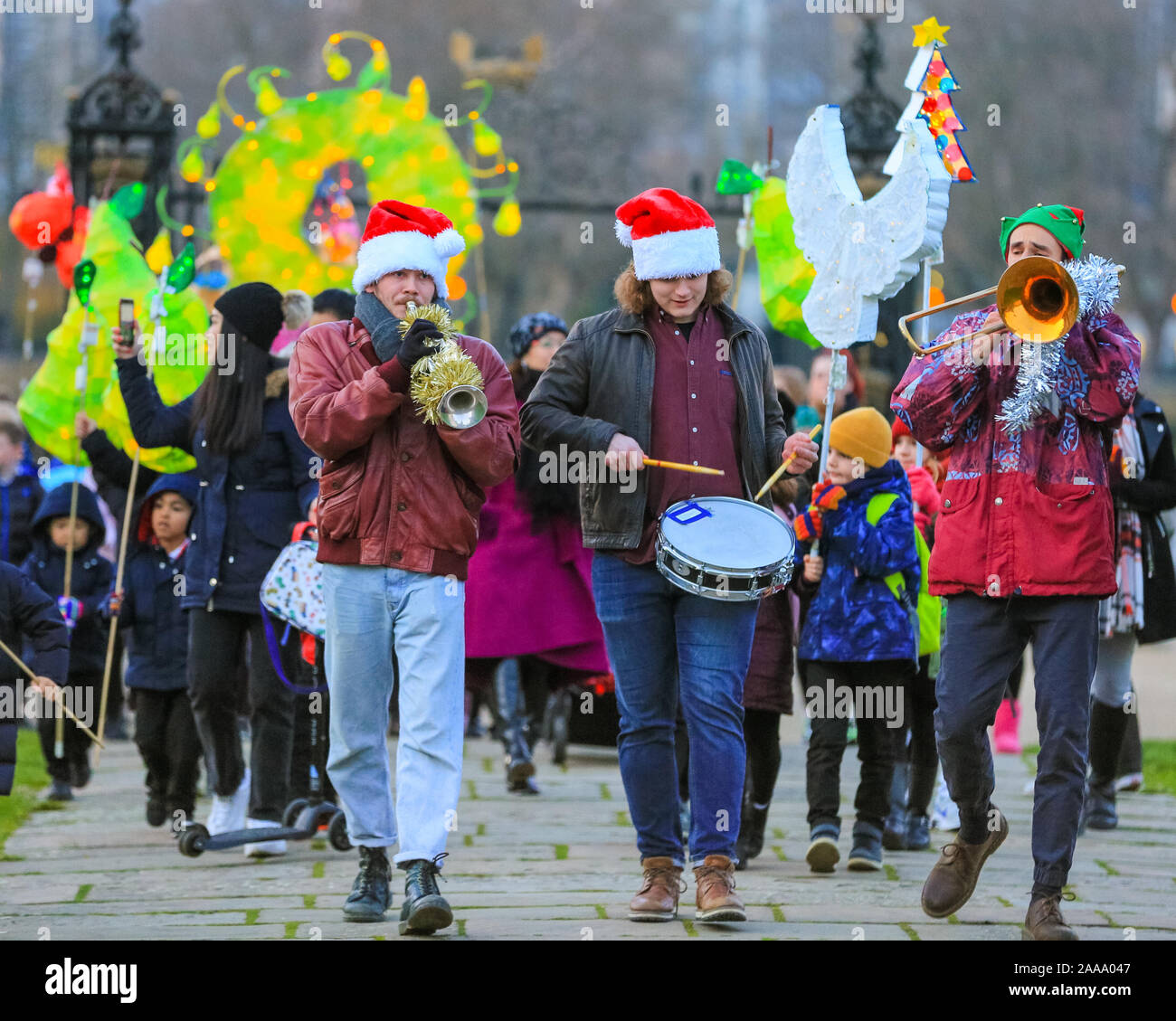 Greenwich, London, UK, 20th November 2019. The annual Lantern Parade in ...