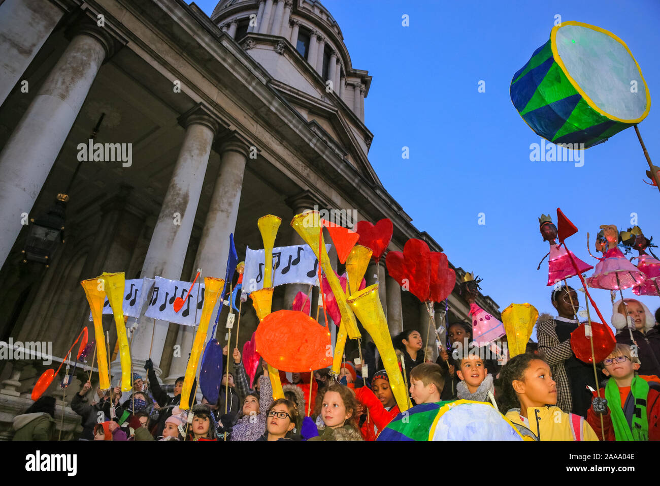 Greenwich, London, UK, 20th November 2019. The annual Lantern Parade in ...