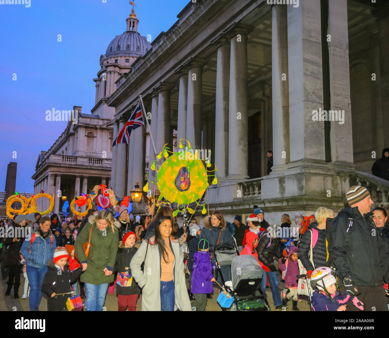 Greenwich, London, UK, 20th November 2019. The annual Lantern Parade in ...