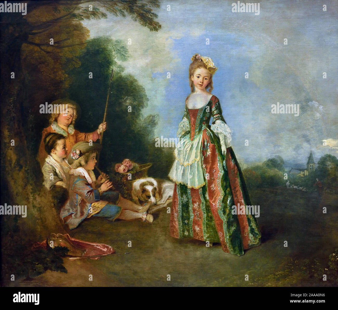 Watteau painting hi-res stock photography and images - Alamy