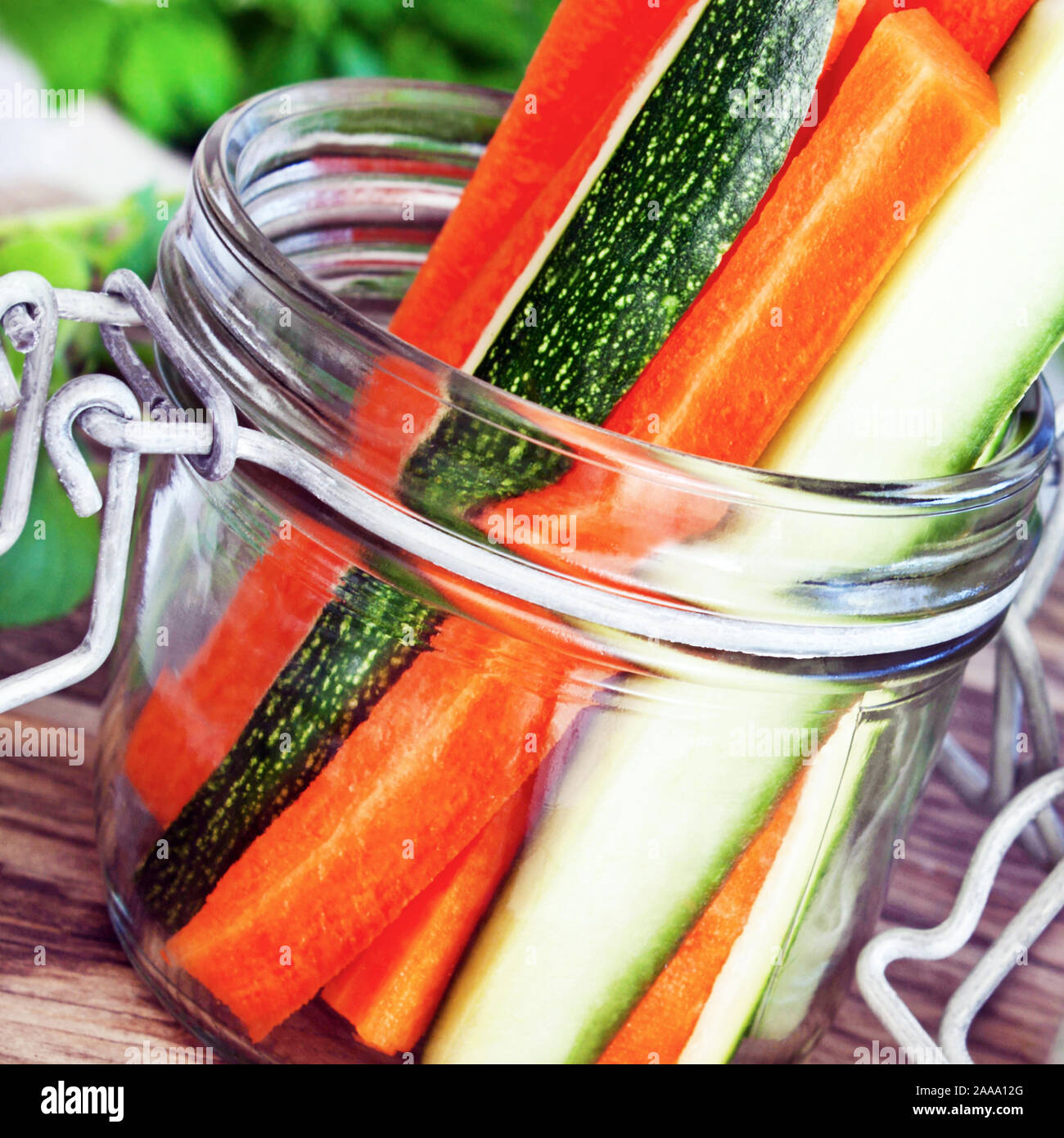 Vegetable sticks snack close up Stock Photo - Alamy