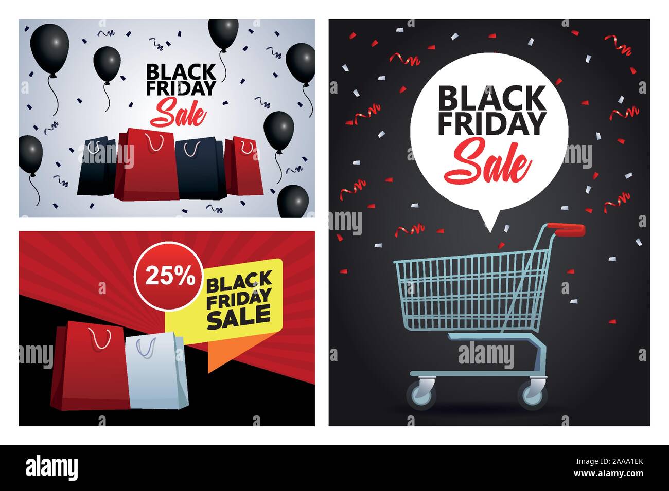 Black friday sale 25% Stock Vector Images - Alamy