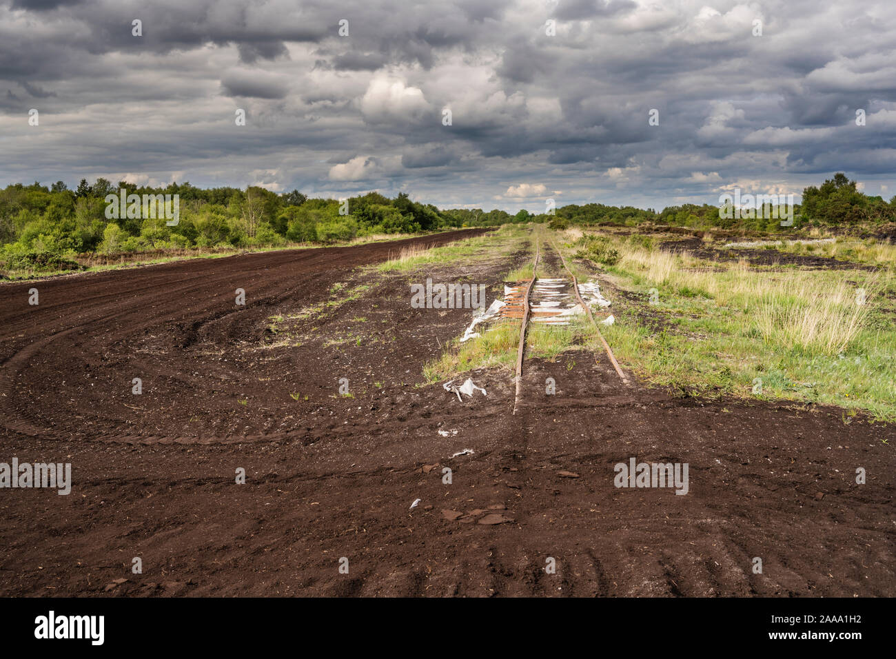 Peat bog railway ireland hi-res stock photography and images - Alamy