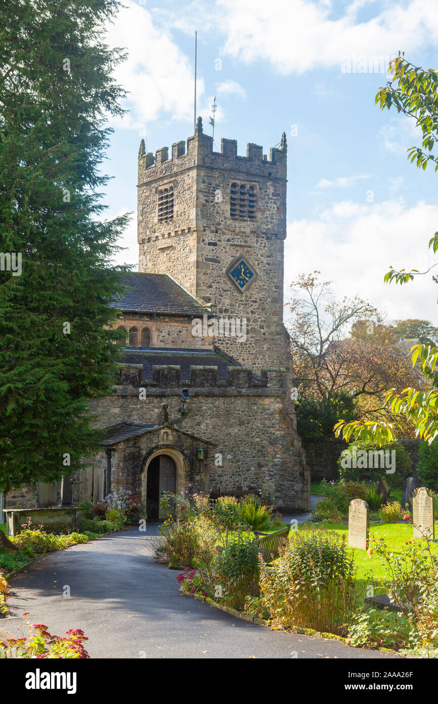 St Andrew's Church, Sedbergh, Cumbria, England UK Stock Photo - Alamy