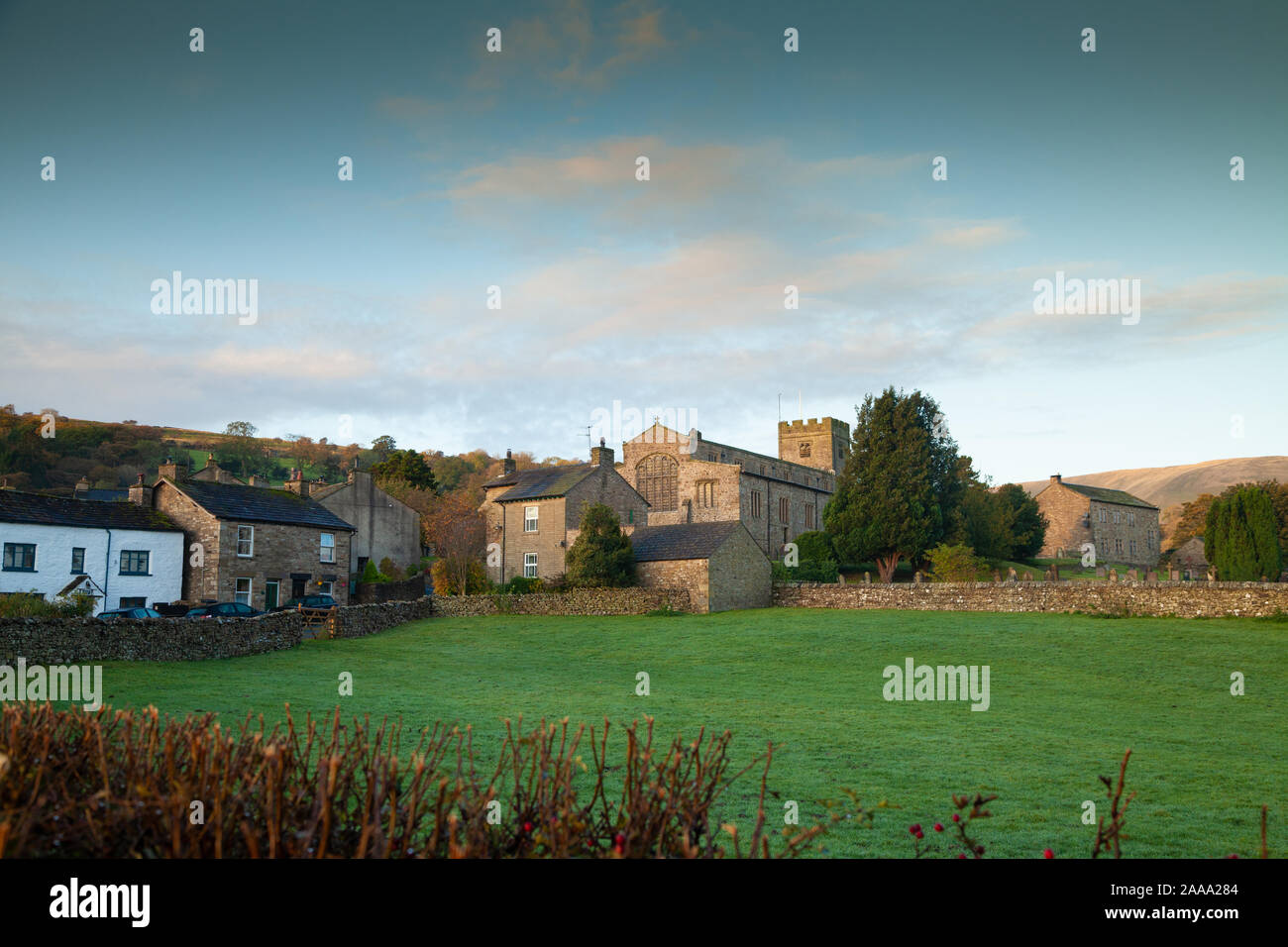 The village of Dent in the Yorkshire Dales National Park, England Stock ...
