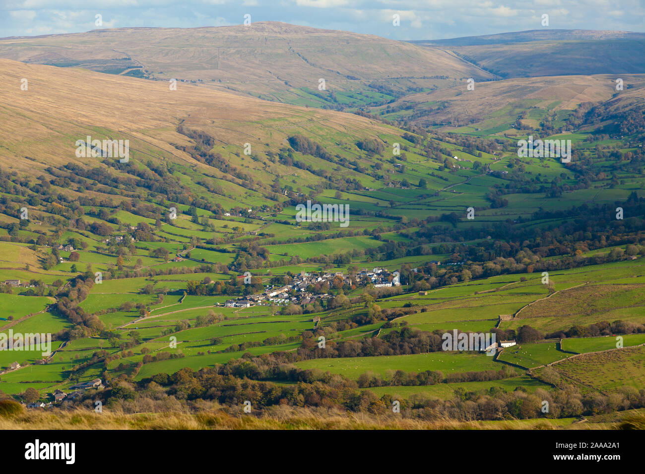 The village of Dent in the valley of Dentdale Yorkshire England Stock ...
