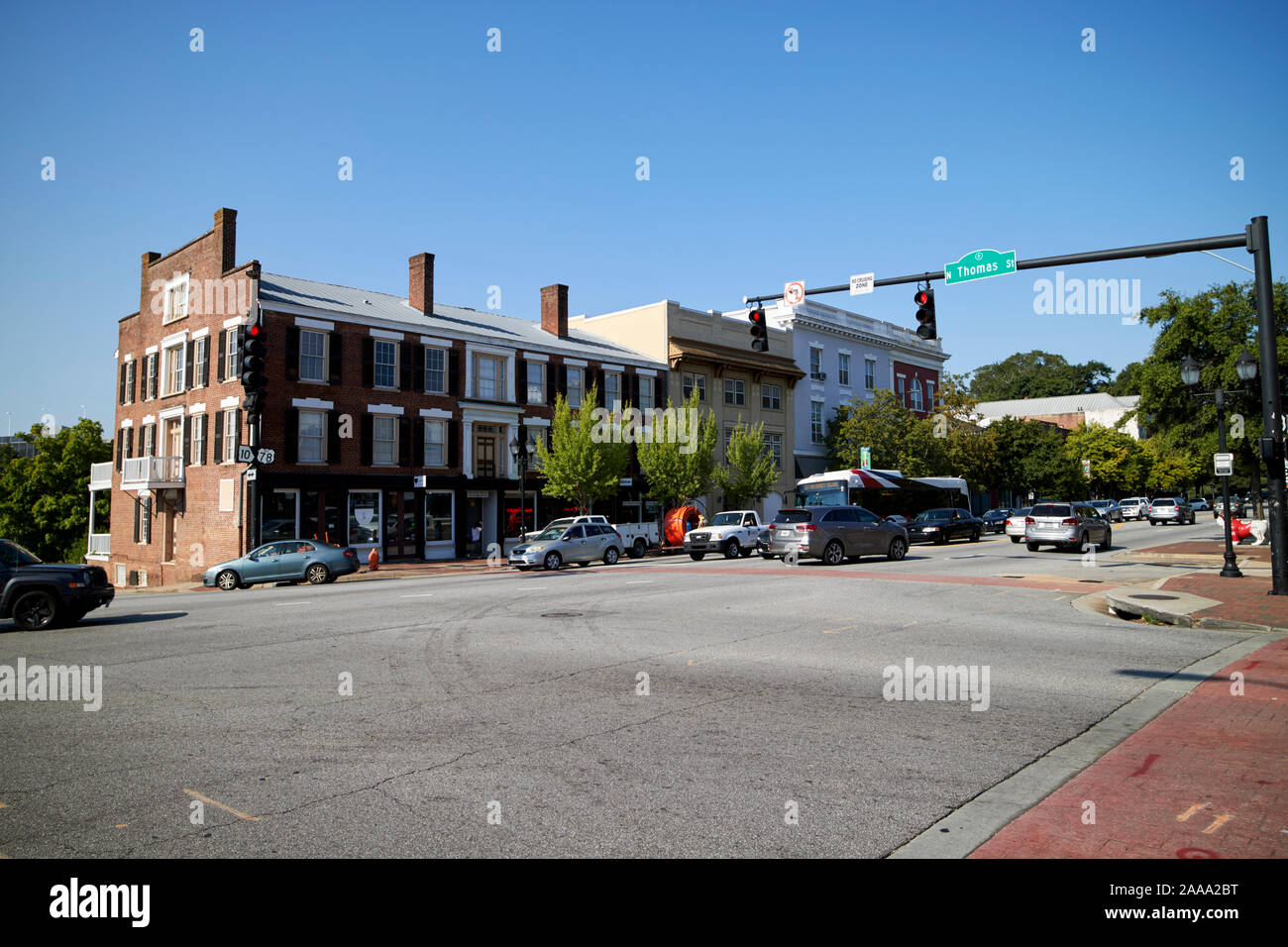 junction of thomas street and east broad street us highway 78 with ...