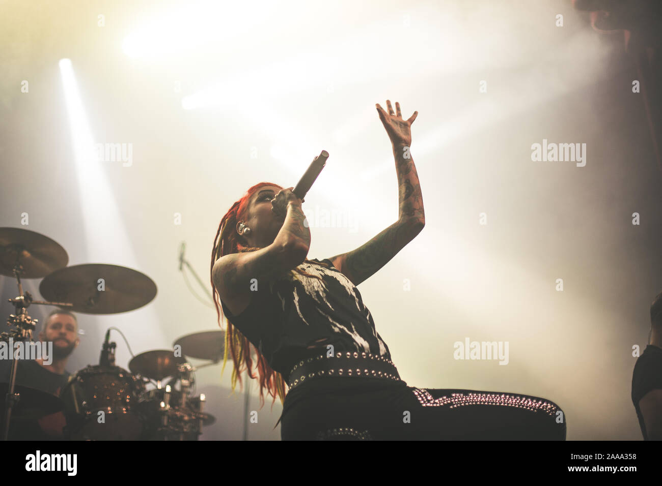 Infected Rain live at o2 ritz Manchester november 2019 Stock Photo - Alamy