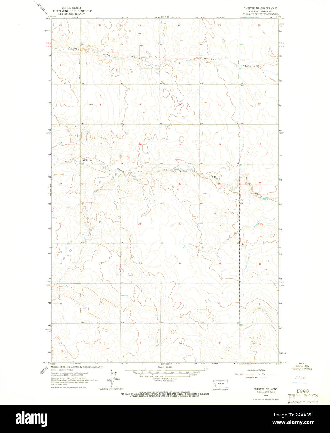 Map of chester montana hi-res stock photography and images - Alamy
