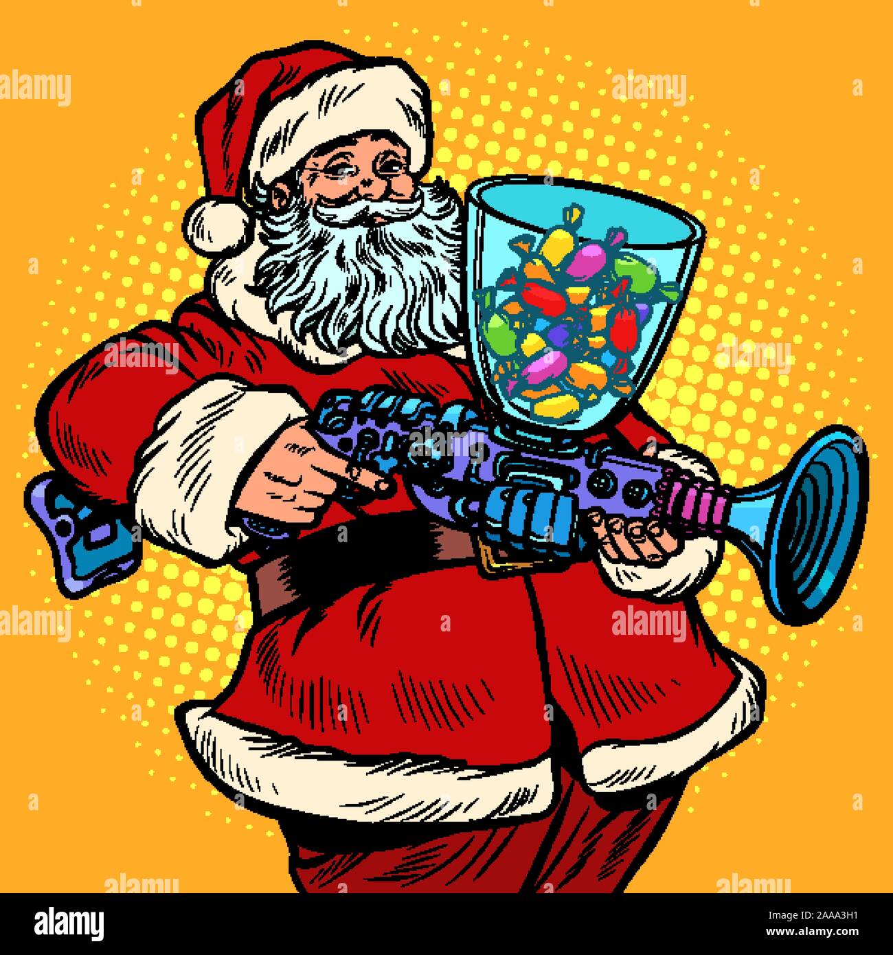 Merry christmas xmas candy Stock Vector Images - Alamy