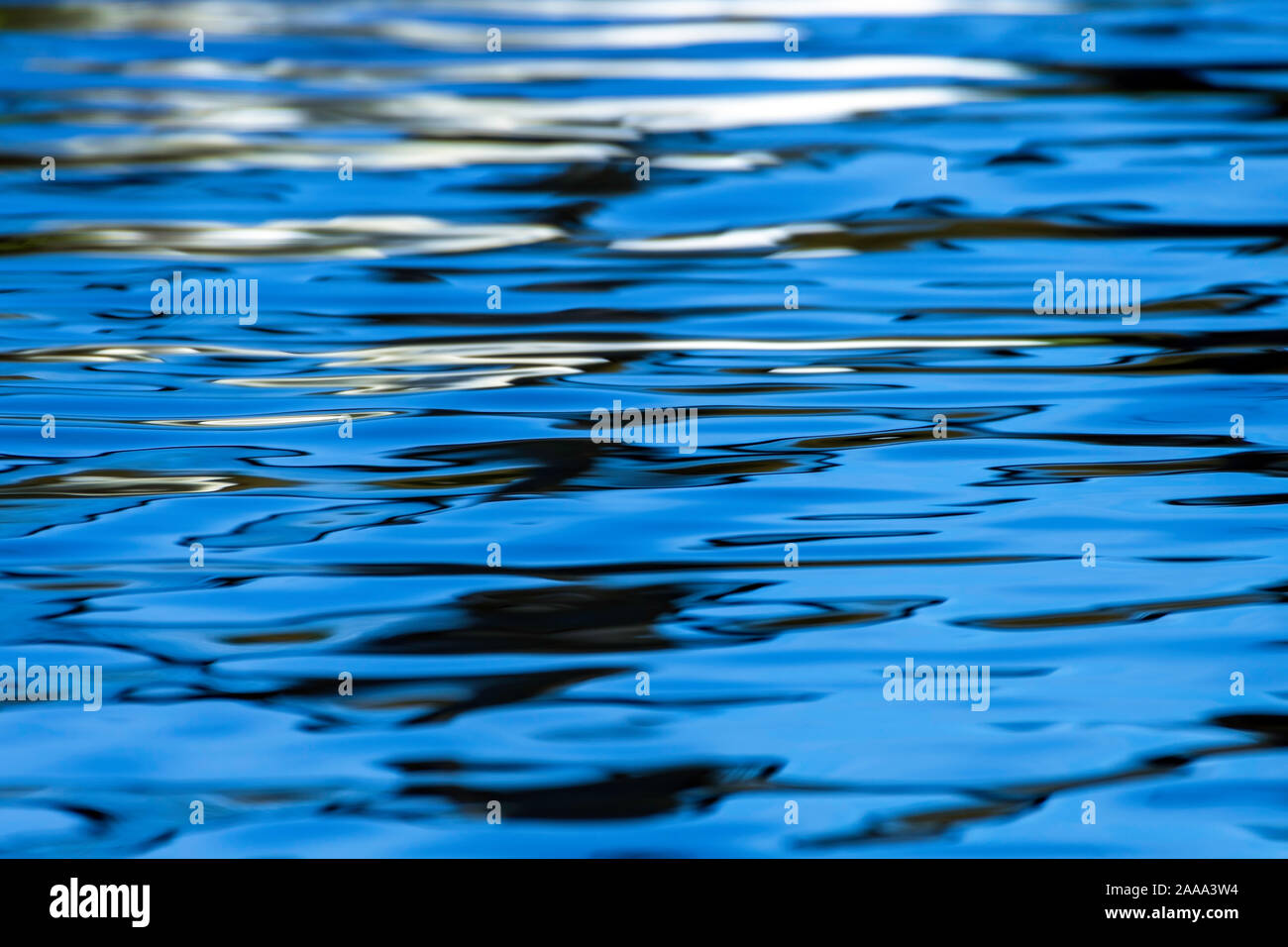 Blue reflection lake Stock Photo - Alamy