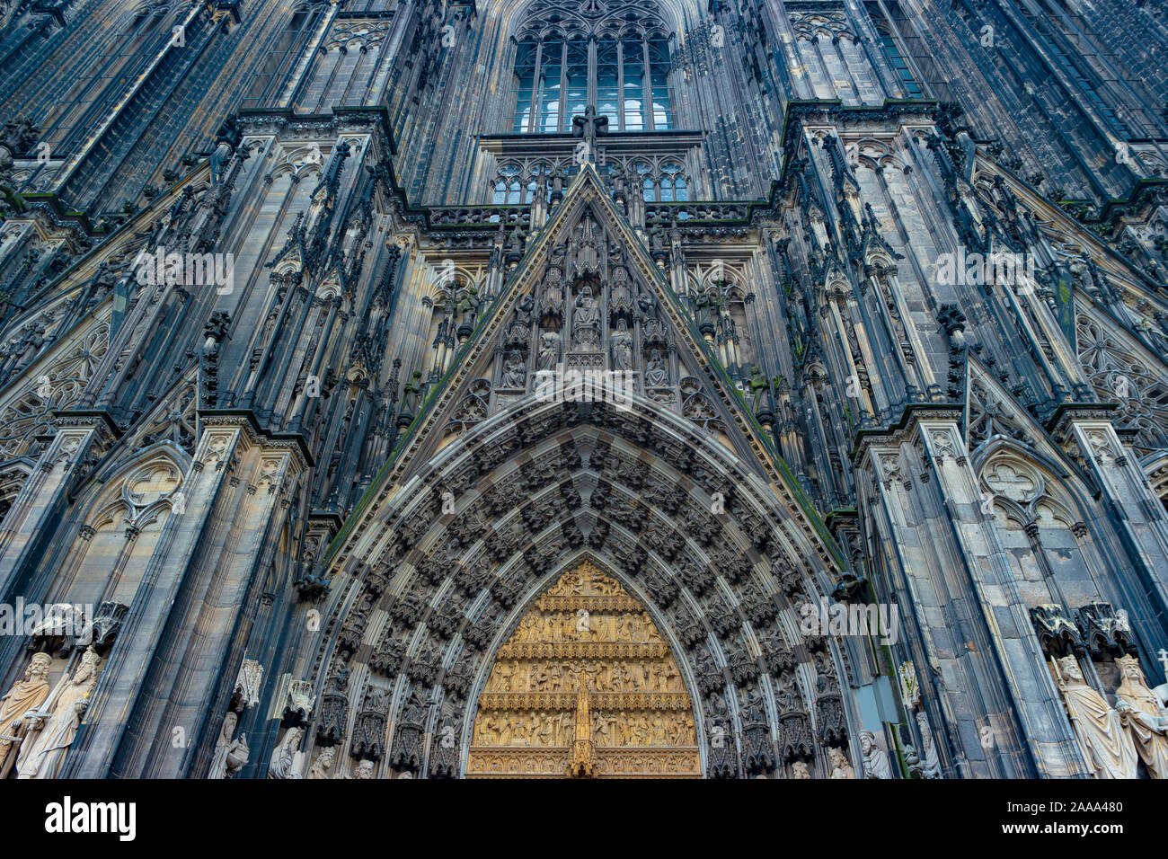 Cologne Cathedral. World Heritage - a Roman Catholic Gothic cathedral ...