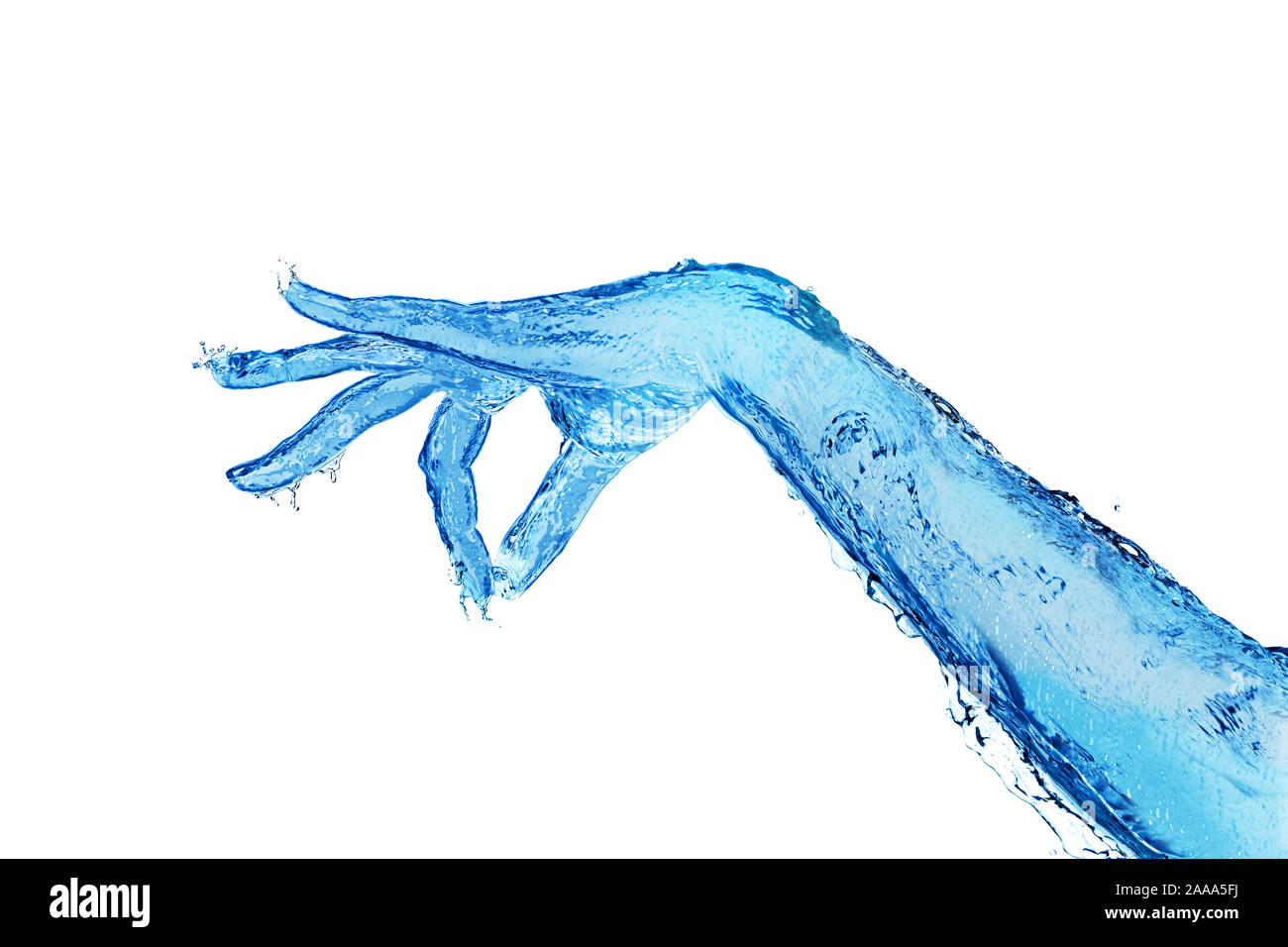 Human hand made water splash hi-res stock photography and images - Alamy