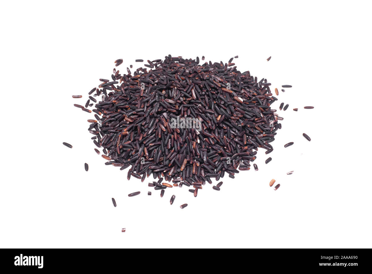 Rice isolated on the white background Stock Photo - Alamy