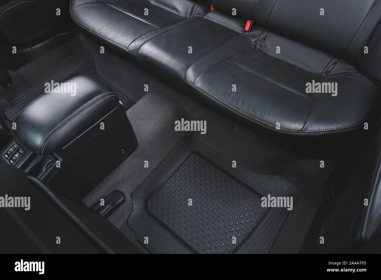 Car interior, part of back seats, close Stock Photo - Alamy