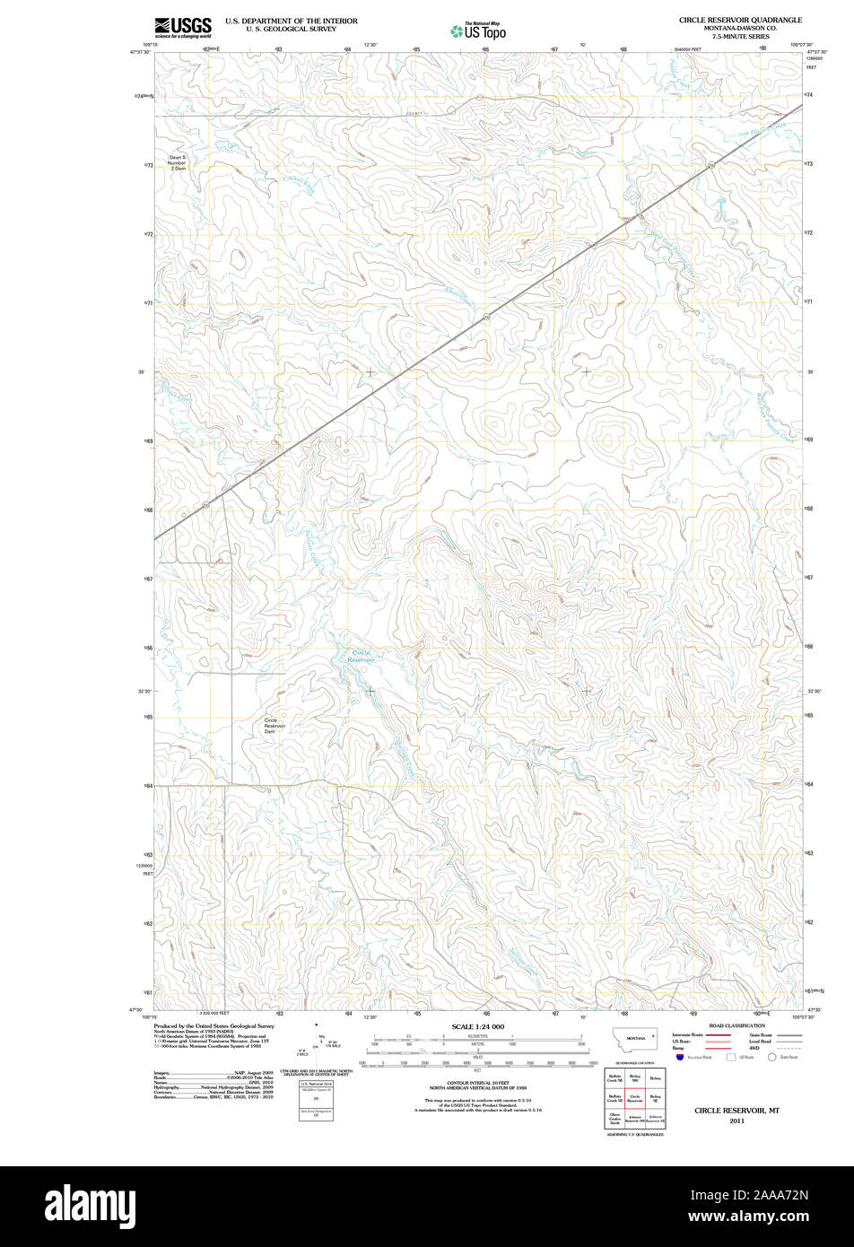 Map of circle montana hi-res stock photography and images - Alamy