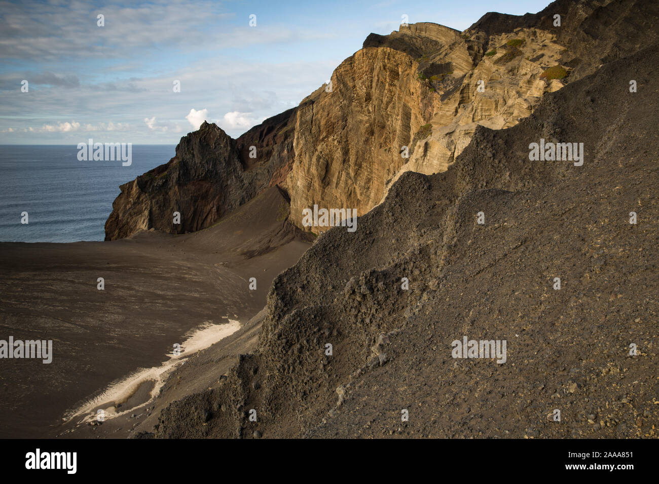 Capelinhos volcano. Faial, Azores, Portugal Stock Photo - Alamy