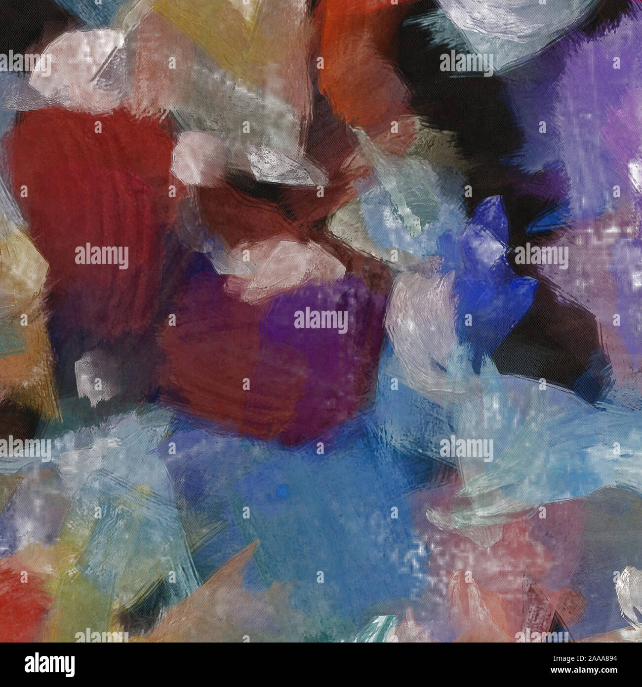 Abstract Painting Pastel Mediterranean Colors Stock Photo - Alamy