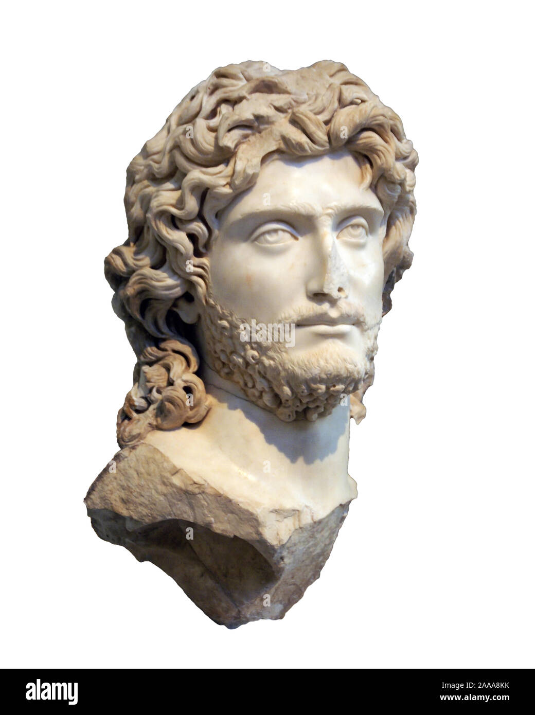 Ancient head or bust of a statue - National Archaeology Museum, Athens ...