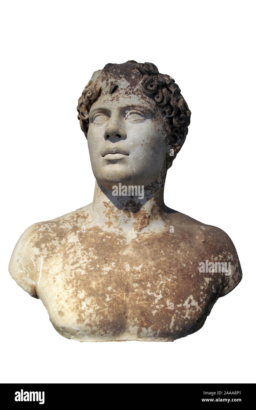 Ancient head or bust of a statue - National Archaeology Museum, Athens ...