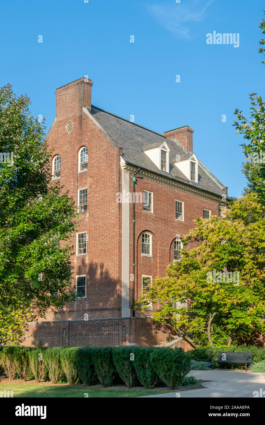UNIVERSITY PARK, PA/USA - SEPTEMBER 28, 2019: Watts Hall on the campus ...