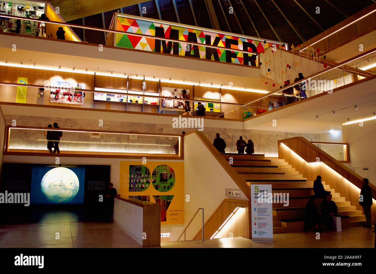 Inside the Design Museum in London, UK Stock Photo - Alamy