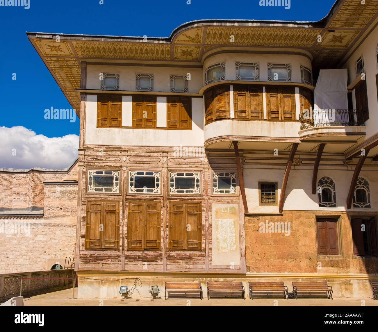 A building overlooking the Courtyard of the Favourites, also called ...