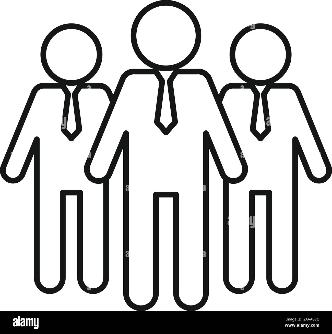 Opportunity group icon. Outline opportunity group vector icon for web ...