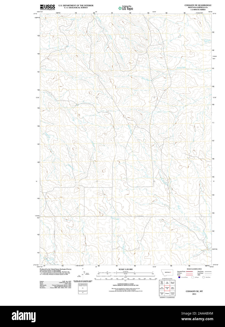 Map of cohagen hi-res stock photography and images - Alamy