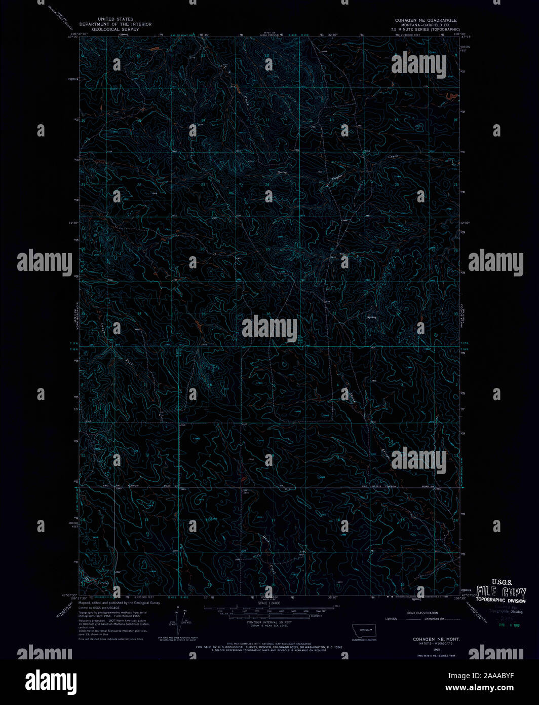 Map of cohagen hi-res stock photography and images - Alamy