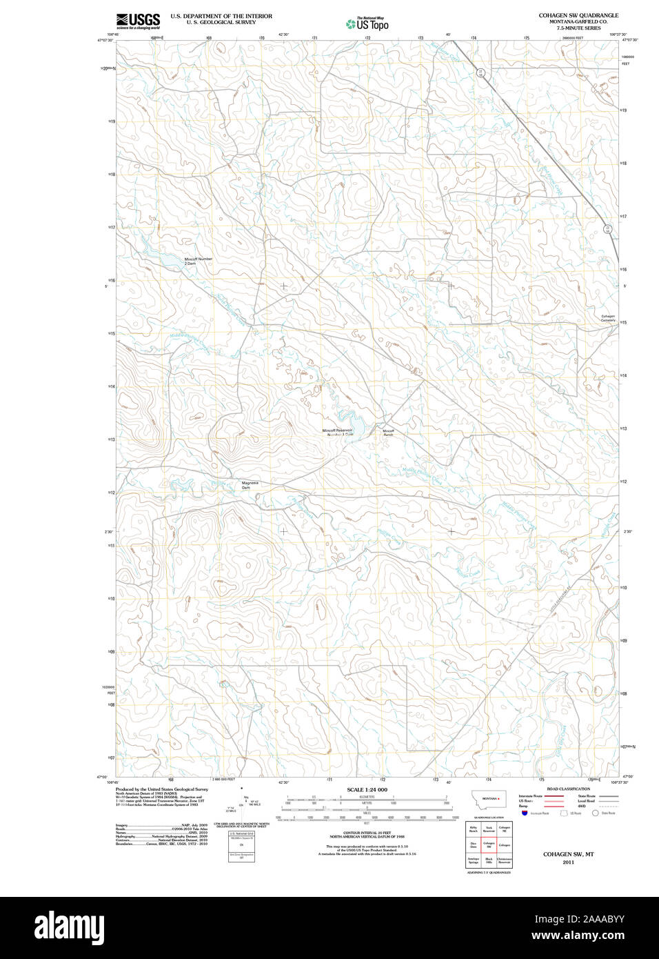 Map of cohagen hi-res stock photography and images - Alamy