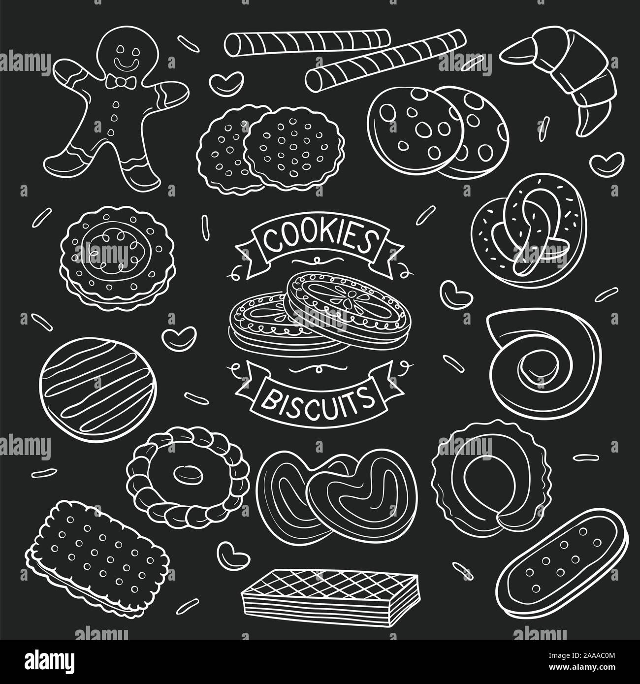 Biscuit bake Black and White Stock Photos & Images - Alamy