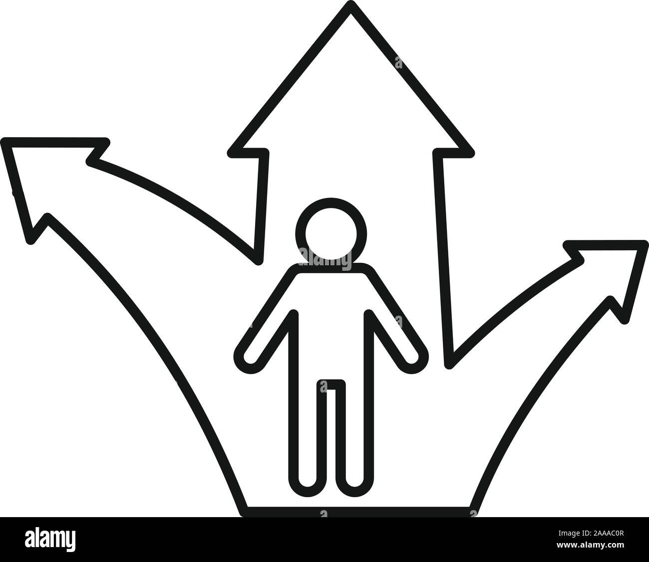 Progress opportunity icon. Outline progress opportunity vector icon for ...