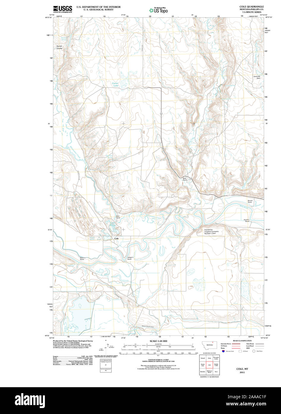 Map of cole hi-res stock photography and images - Alamy