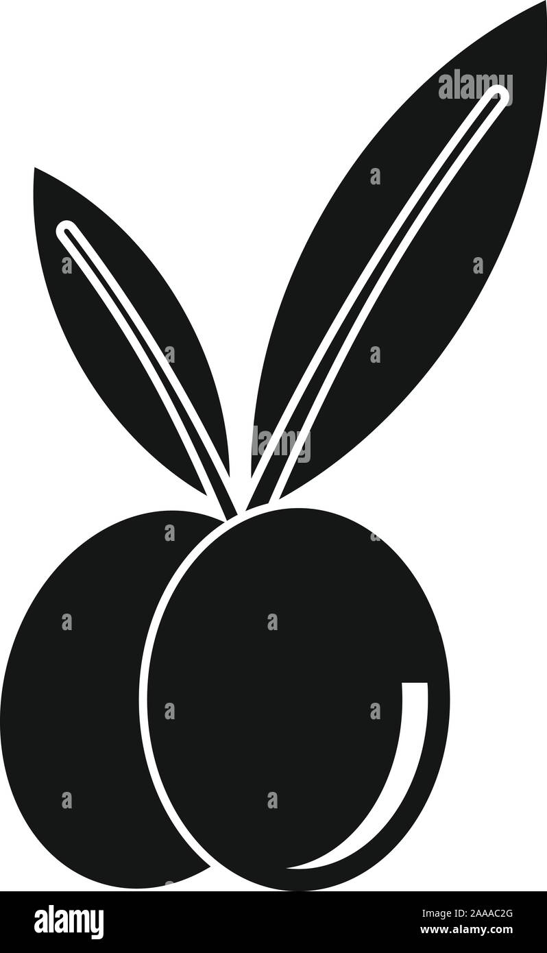 Peace olive icon. Simple illustration of peace olive vector icon for ...