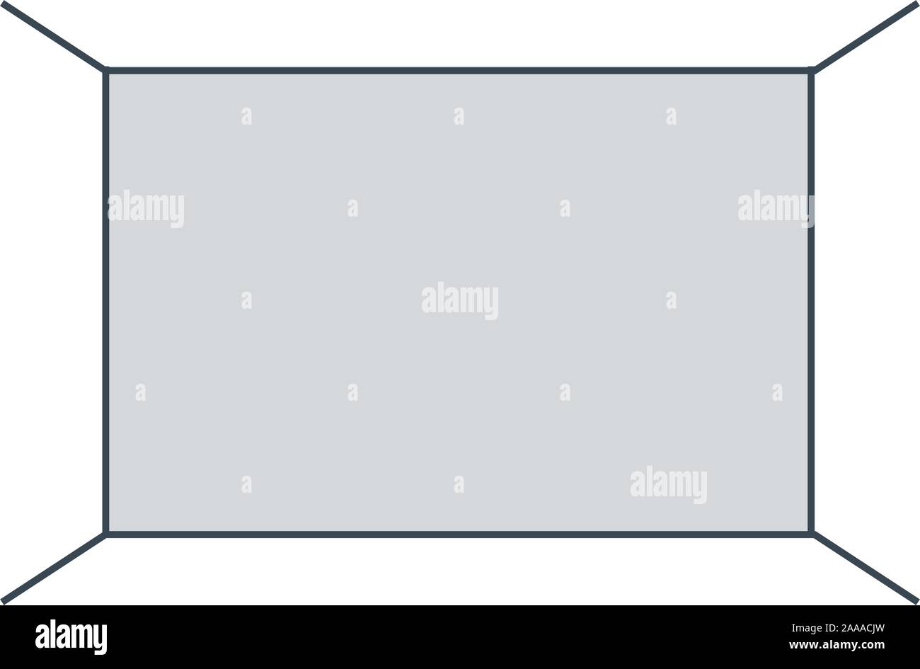 Empty room for interior design, Stock Vector illustration isolated on ...