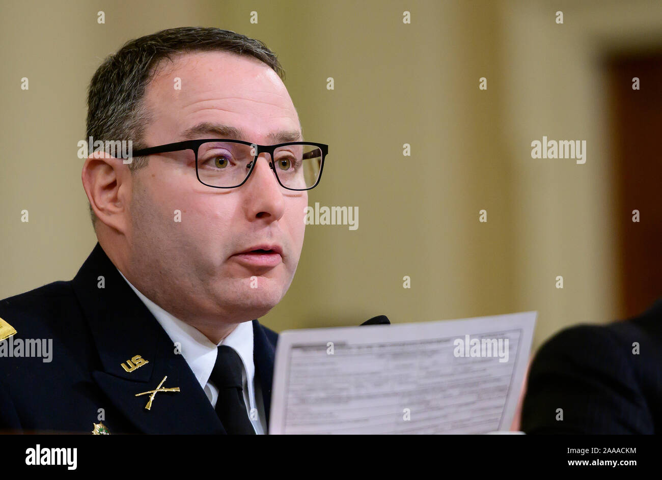 Washington, United States Of America. 19th Nov, 2019. Lieutenant ...