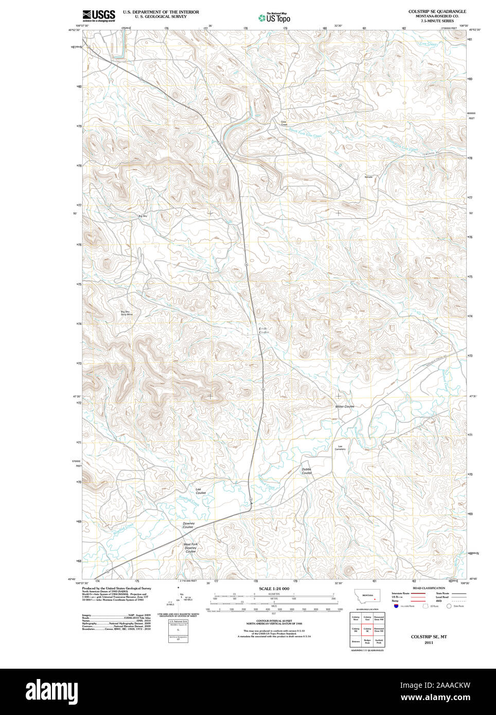 Colstrip map hi-res stock photography and images - Alamy