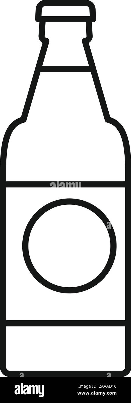 Fruit soda drink icon. Outline fruit soda drink vector icon for web ...