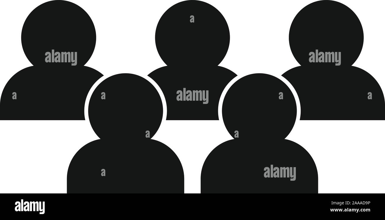Advertising audience icon. Simple illustration of advertising audience ... Advertising audience icon. Simple illustration of advertising audience ...