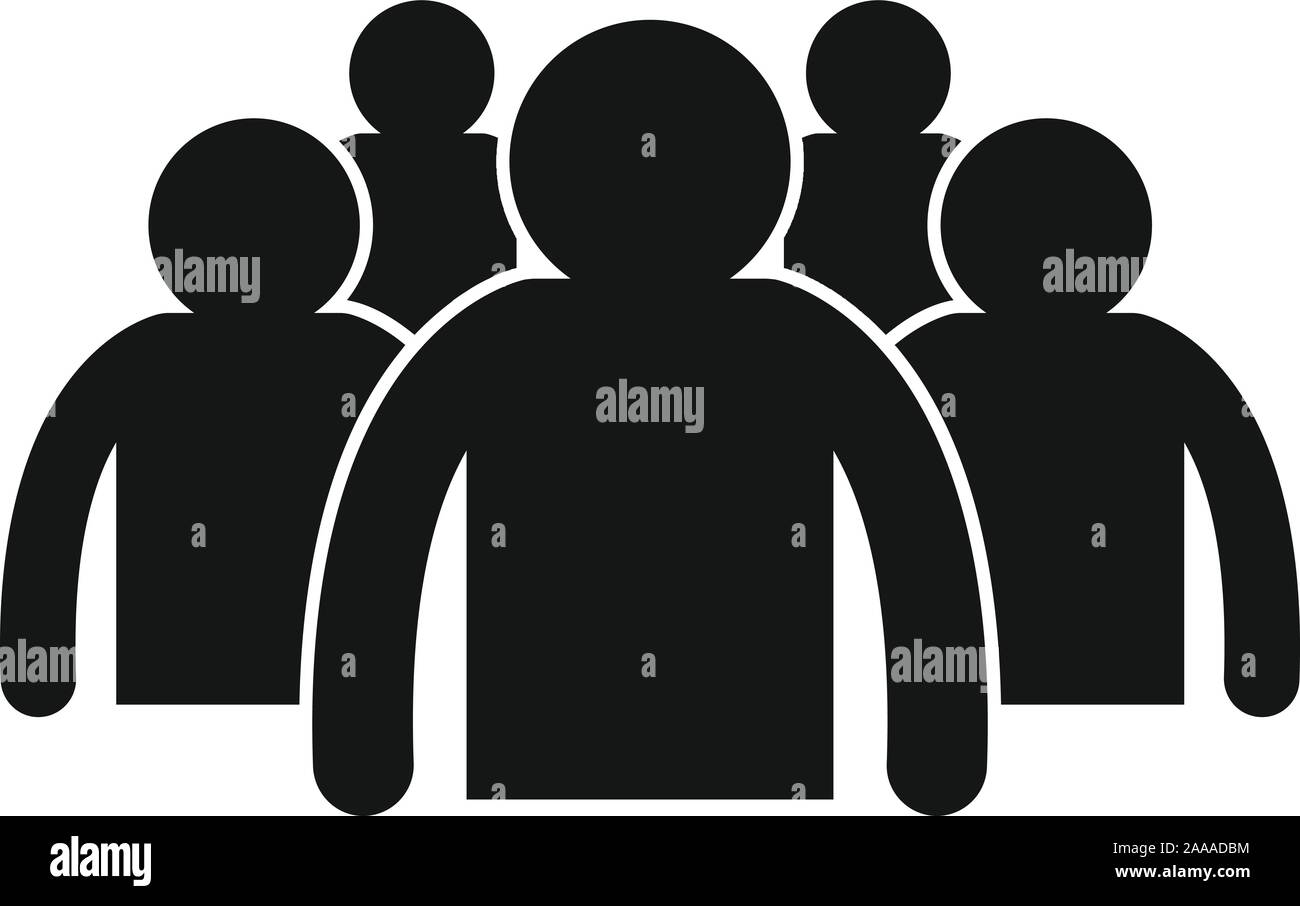 Strategy audience icon. Simple illustration of strategy audience vector ...