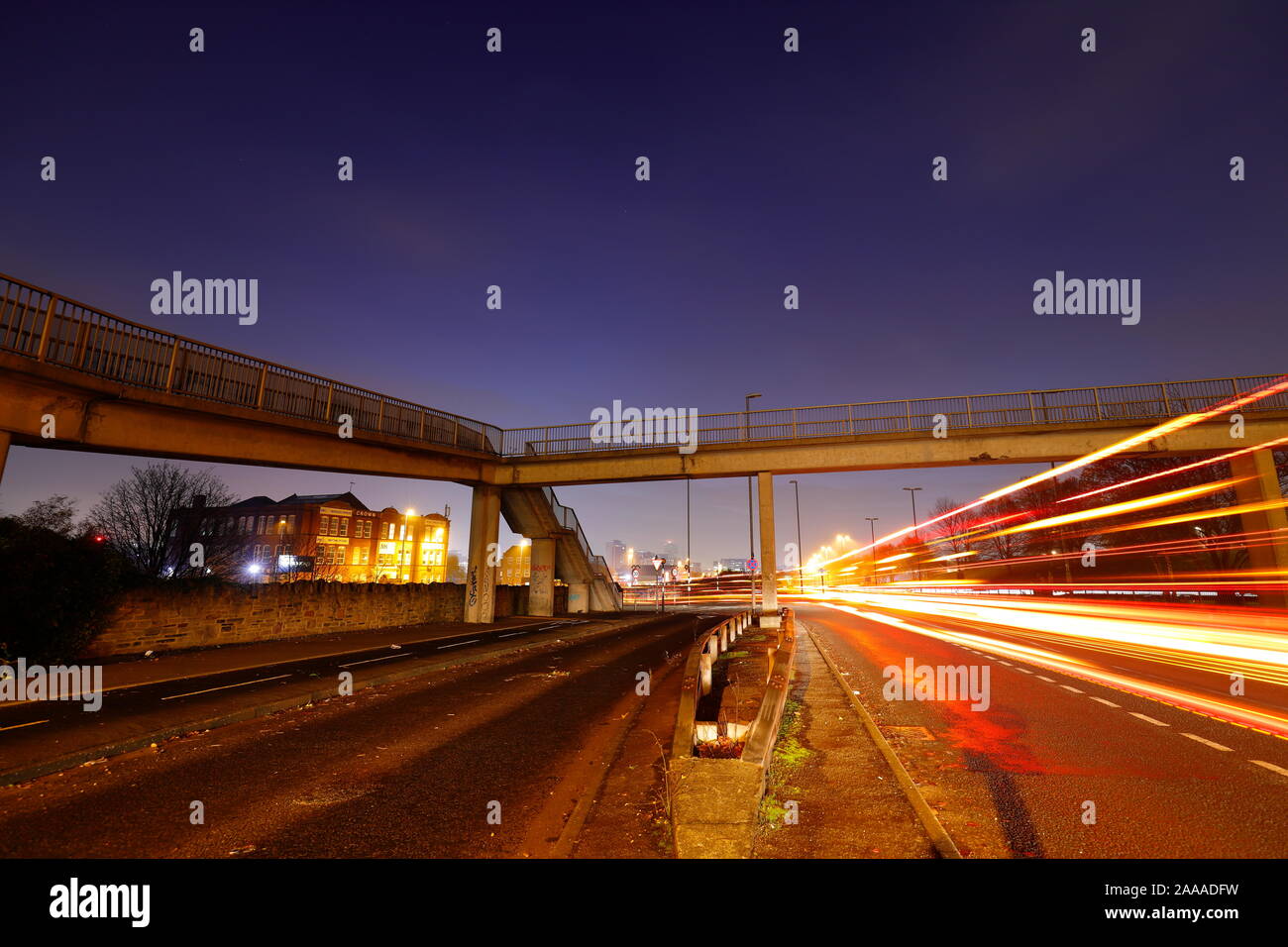 Road bridge flyover street light hi-res stock photography and images ...