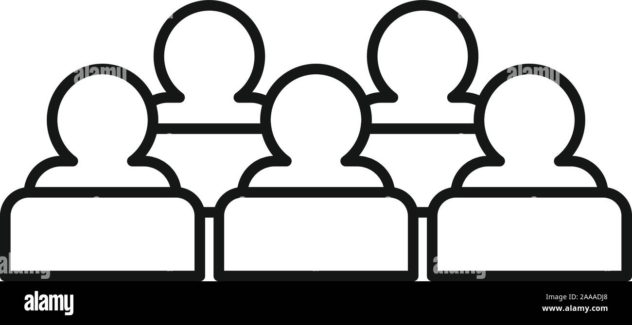 Target audience icon. Outline target audience vector icon for web ... Target audience icon. Outline target audience vector icon for web ...