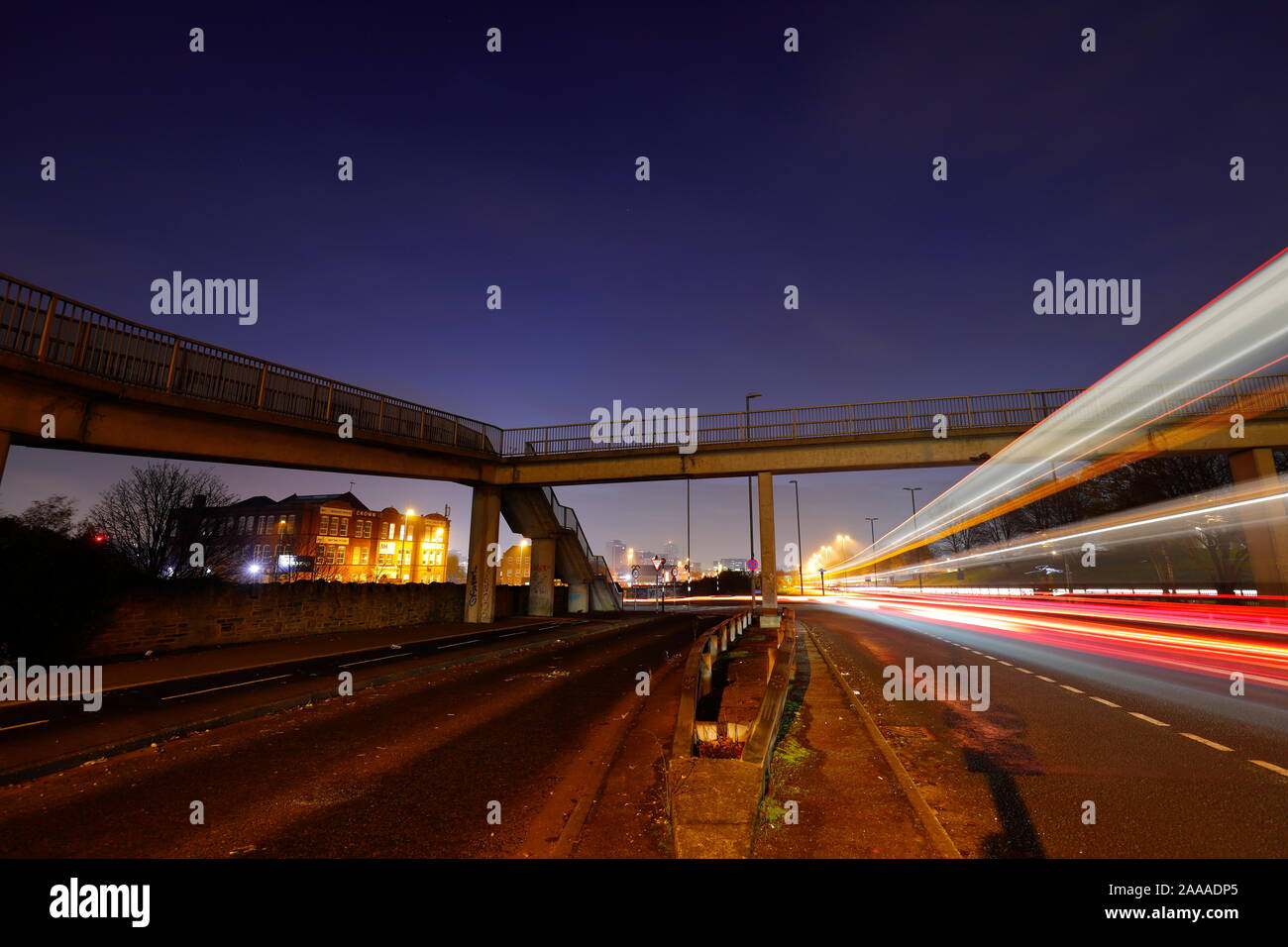 Road bridge flyover street light hi-res stock photography and images ...