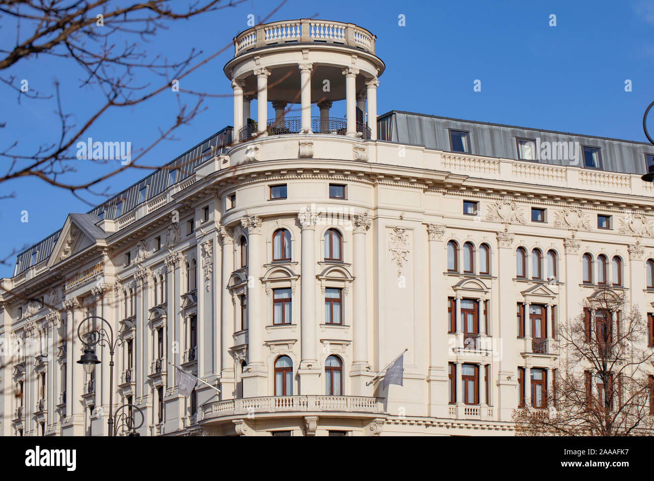 Warszawa / Poland - Bristol hotel - Warsaw landmarks, rebuild old town ...