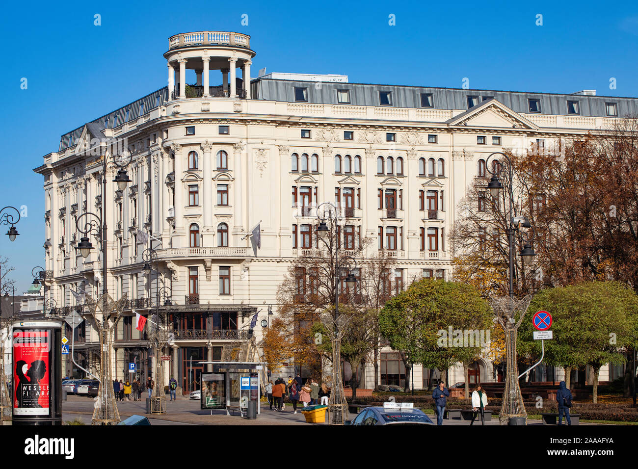 Warszawa / Poland - Bristol hotel - Warsaw landmarks, rebuild old town ...