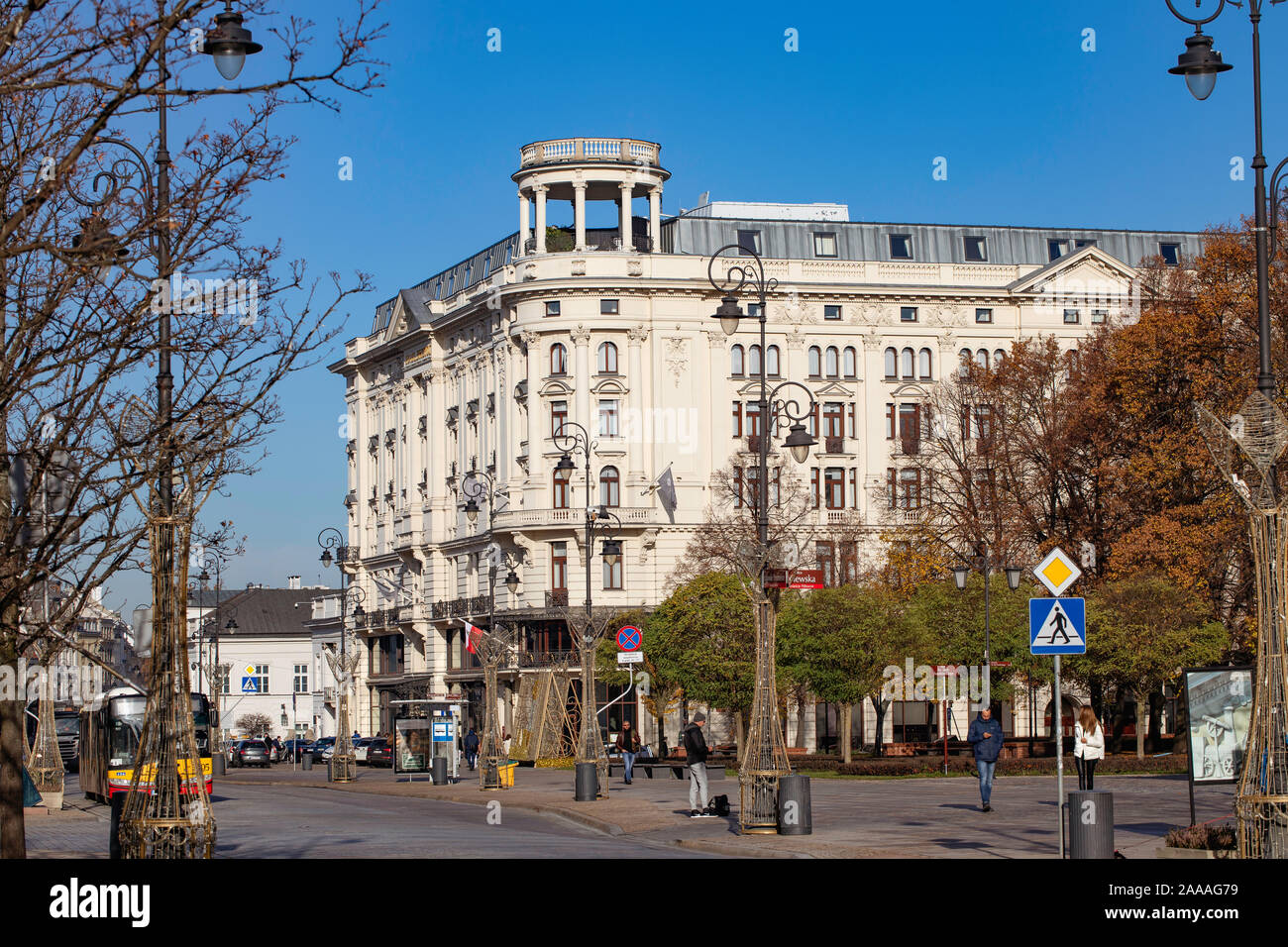 Warszawa / Poland - Bristol hotel - Warsaw landmarks, rebuild old town ...